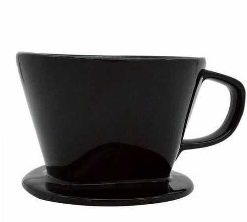 Воронка черная для заваривания кофе на 1-4 чашки к