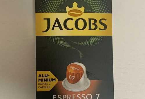 Кофе в алюминиевых капсулах jacobs espresso 7