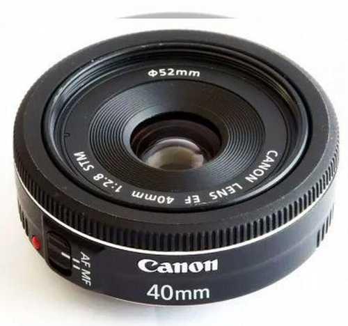 Объектив canon ef 40mm f 2.8 stm