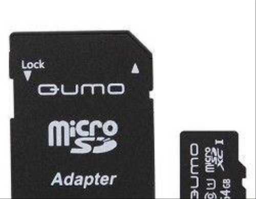 Micro SecureDigital 64Gb qumo qm64gmicsdxc10u1 mic