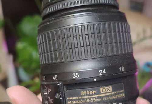 Зеркальный фотоаппарат nikon d3200 с чехлом
