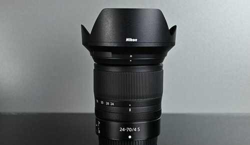 Nikon Z 24-70mm f/4 S как новый