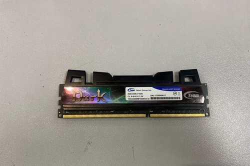 Оперативная память ddr3 4Gb Team Group Dark