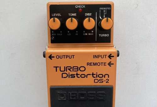 Гитарная педаль boss DS-2 turbo Distortion