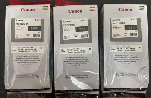 Картридж Canon PFI-320 C,Y,M,BK,MBK