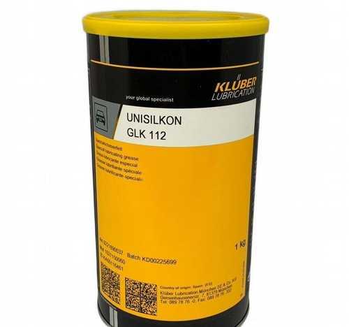 Смазка Kluber Unisilkon GLK 112 1кг для боуденовских тросов