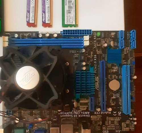 Материнская плата am3  fx6300 ddr3 34gb