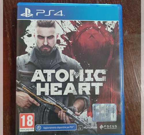 Atomic heart ps4 диск бу