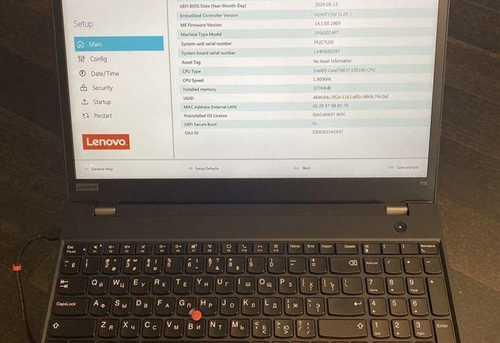 Lenovo thinkpad t15 i7-10510U + 32Gb оперативной