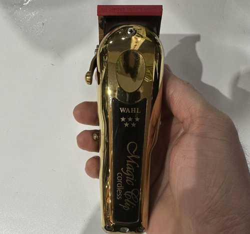 Машинка для стрижки wahl magic clip cordless gold