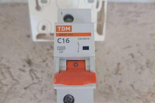 Автоматический выключатель TDM ва47-100, 16А