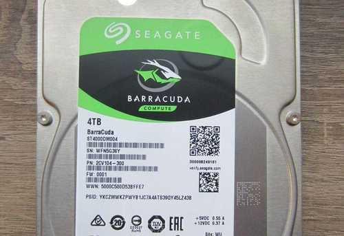 Жесткий диск 4TB Seagate Barracuda (ST4000DM004)