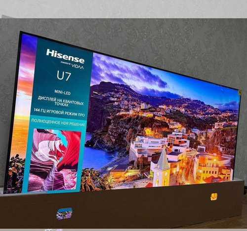 Игровой премиум MiniLed Hisense 165см 144Гц Vidaa