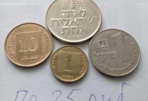 Монеты Израиля, Индонезии, Исландии и др