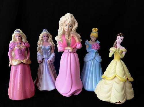 Флаконы в виде принцесс и кукол Барби и Синди
