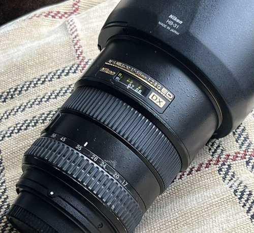 Nikon 17-55mm 2.8 Nikkor