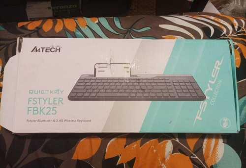Клавиатура A4Tech Fstyler FB25 черный беспроводная