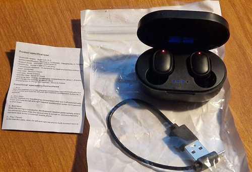 Беспроводные наушники A6s Bluetooth Tws с микрофон