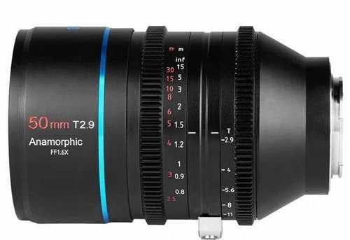 Sirui 50mm T2.9 1.6x FF Anamorphic Canon RF новый