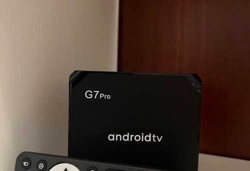 Smart tv приставка с голосовым пультом