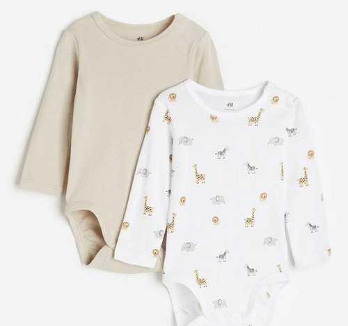 Боди животные h&m 68;74