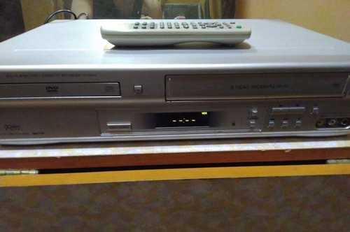 Комбо видеомагнитофон VHS+DVD плеер Aiwa HV-DH10N