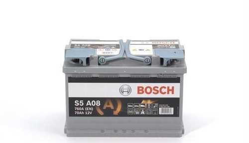 Аккумулятор AGM 70 Bosch для Audi Mercedes