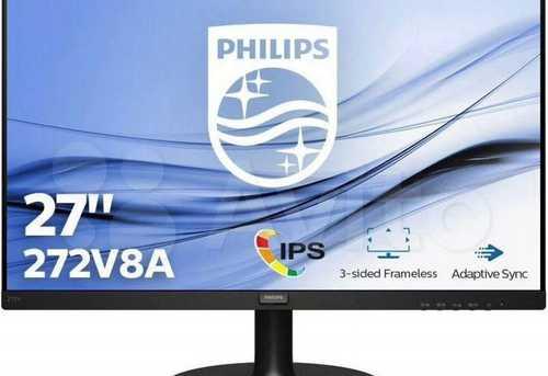 Монитор 27” Philips 272V8A, IPS матрица, 75гц