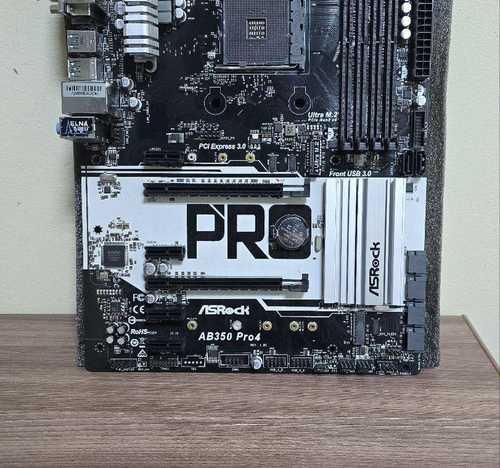 Материнская Плата Asrock AB350 Pro4 AM4