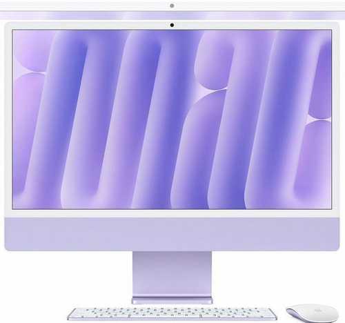 Apple iMac 24" M4 CPU 10-Core, GPU 10-Core, 16GB, 512GB, 2024 Purple MWV73