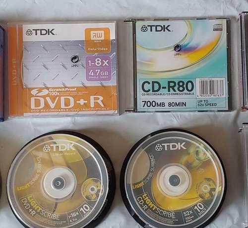 Диски чистые DVD/CD