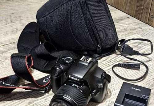 Фотоаппарат Canon 1100d + сумка + флешка 1 Gb