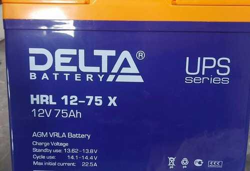 Аккумулятор delta HRL 12-75 X
