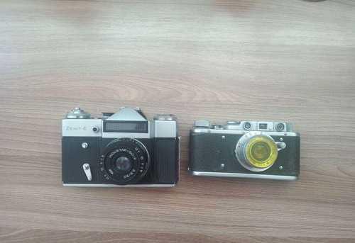 Плёночные фотоаппараты Зенит-Е и Зенит Зоркий