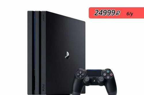 Б/у PlayStation 4 Pro 1TB 70-7108B Черная (1) Игро