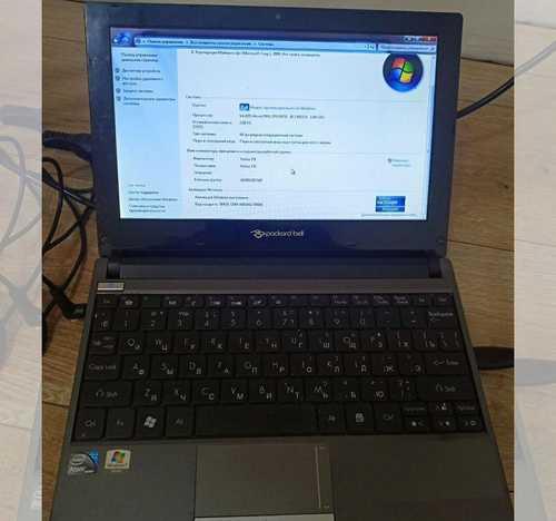 Нетбук Packard bell