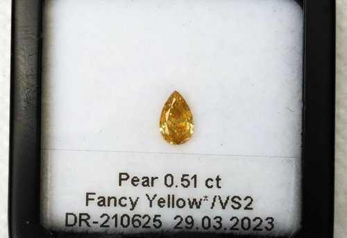 Природный бриллиант в капсуле 0.51ct
