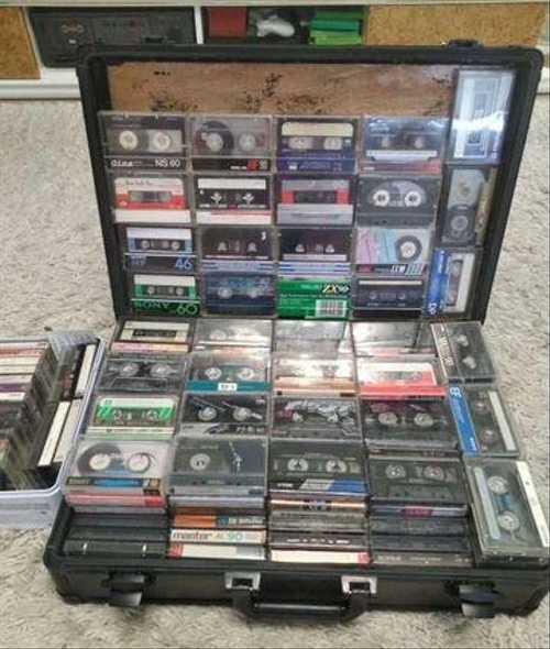 Коллекция редких аудиокассет бу