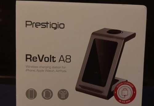 Беспроводная зарядка Prestigio ReVolt A8