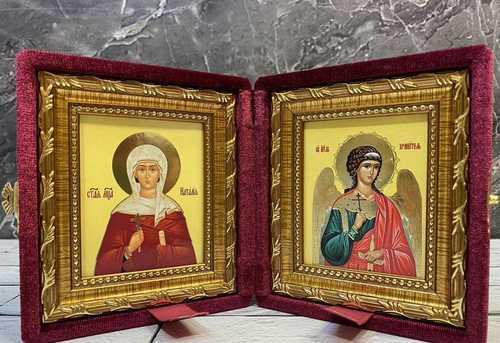 Икона святая Наталия и Ангел Хранитель
