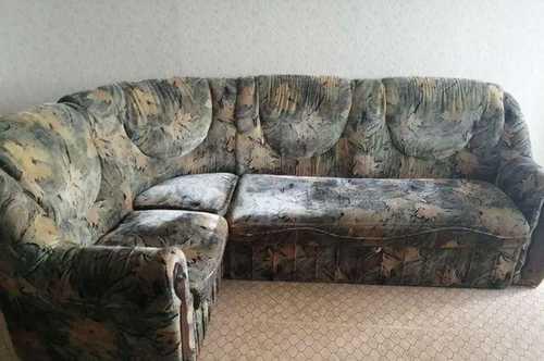 Угловой диван бу бесплатно