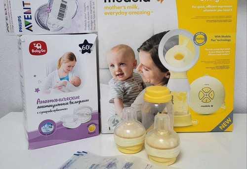 Молокоотсос электрический medela swing flex