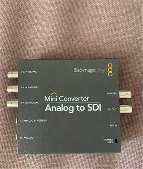 Конвертер BlackMagic Analog To SDI 4k
