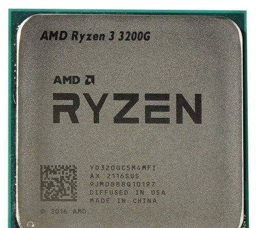Процессор Soc-AM4 AMD Ryzen X4 R3-3200G SAM4 MPK 6