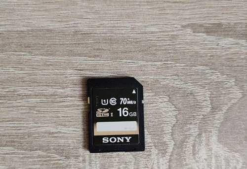 Карта памяти Sony sdhc 16gb