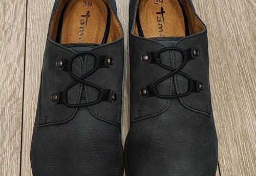 Новые кожаные женские туфли, размер 39