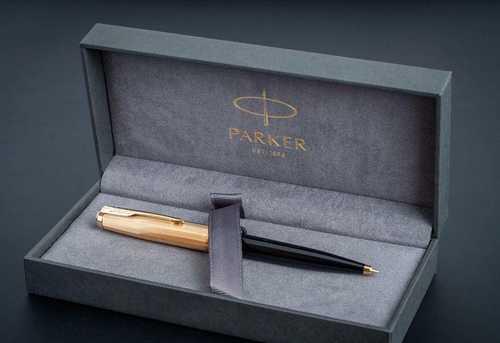 Шариковая ручка Parker 51 Premium - Black GT, М