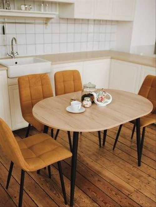 Стол обеденный круглый IKEA раздвижной