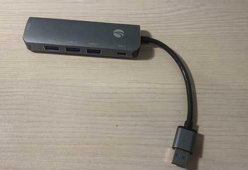 USB HUB 5 в 1 USB 3.1 - 4 USB 3.0