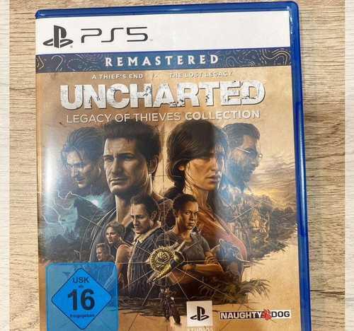 Uncharted коллекция ps5